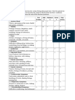 Hamilton Anxiety Rating Scale (HAM-A) | PDF | Anxiety | Pain