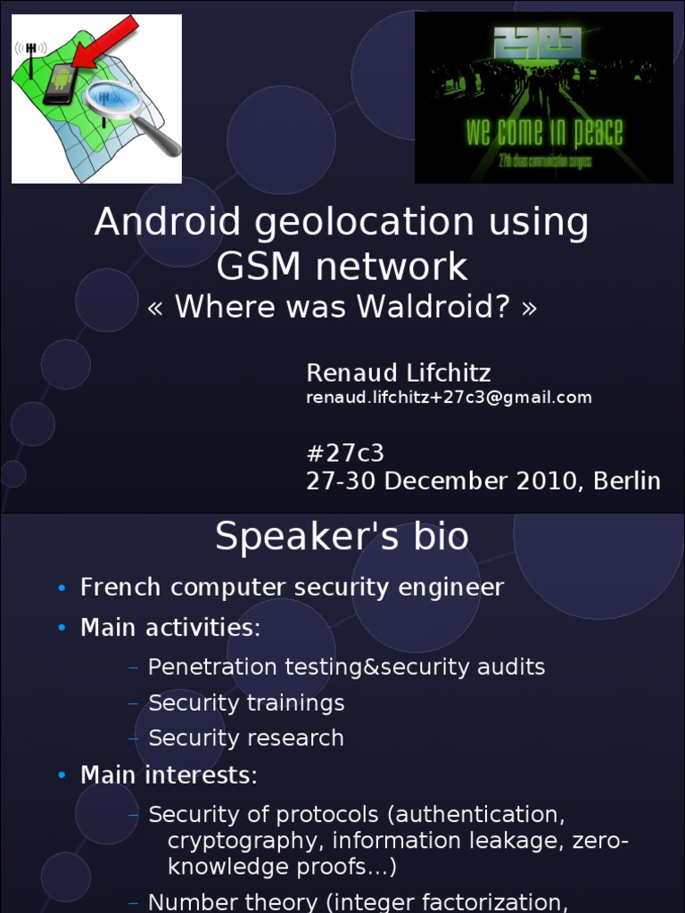 Android GSM Geolocation Insights | PDF | Android (Operating System) | Telecommunications