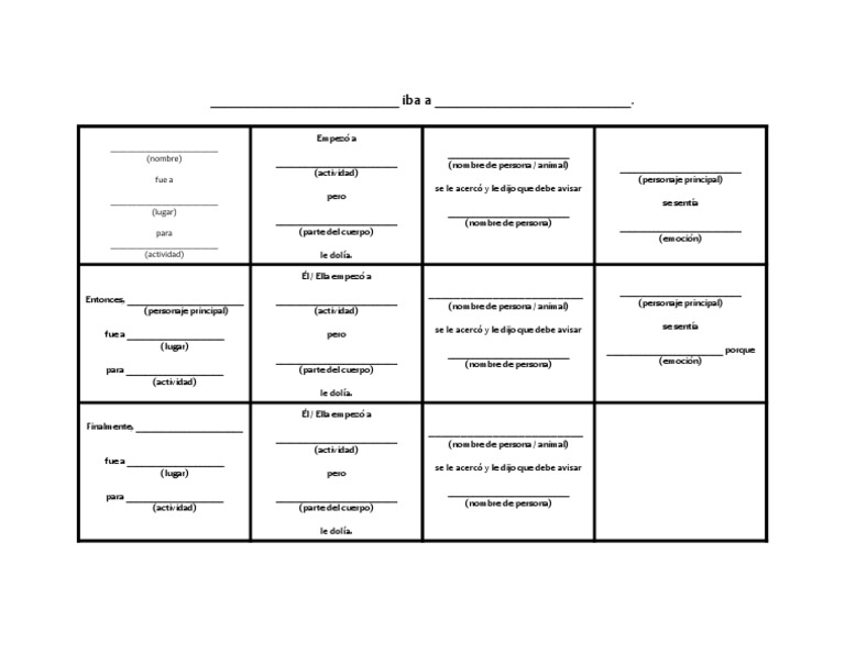 Guided Storytelling Grid | PDF
