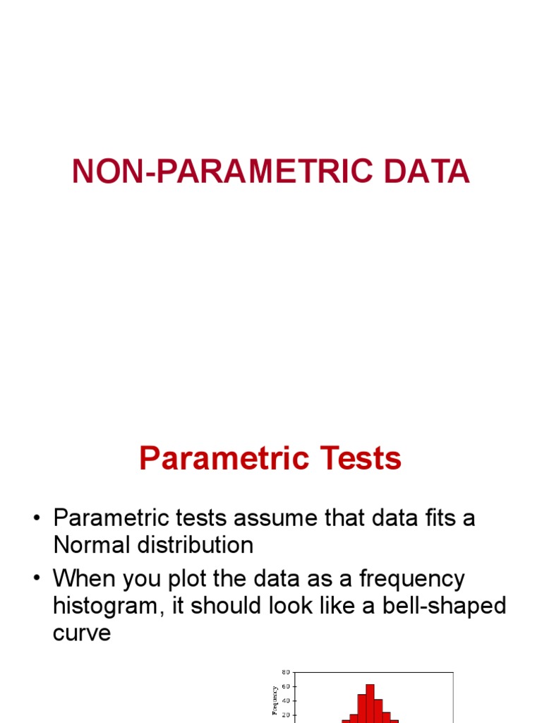 Non Parametric Tests | PDF | Statistical Hypothesis Testing | Normal ...