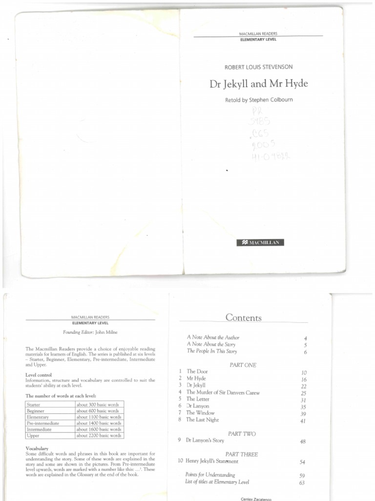 Dr. Jekyll and MR Hyde (Project) | PDF