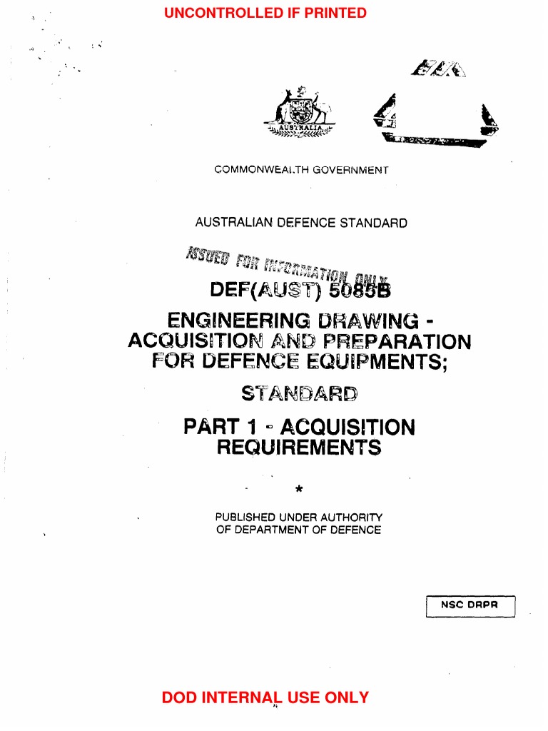Def (Aust) 5085bpt1 | PDF | Microform | Specification (Technical Standard)