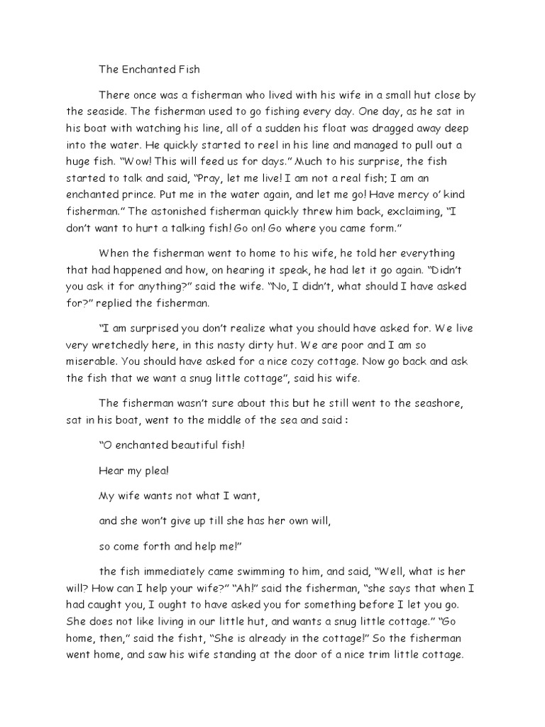 The Enchanted Fish | PDF | Art