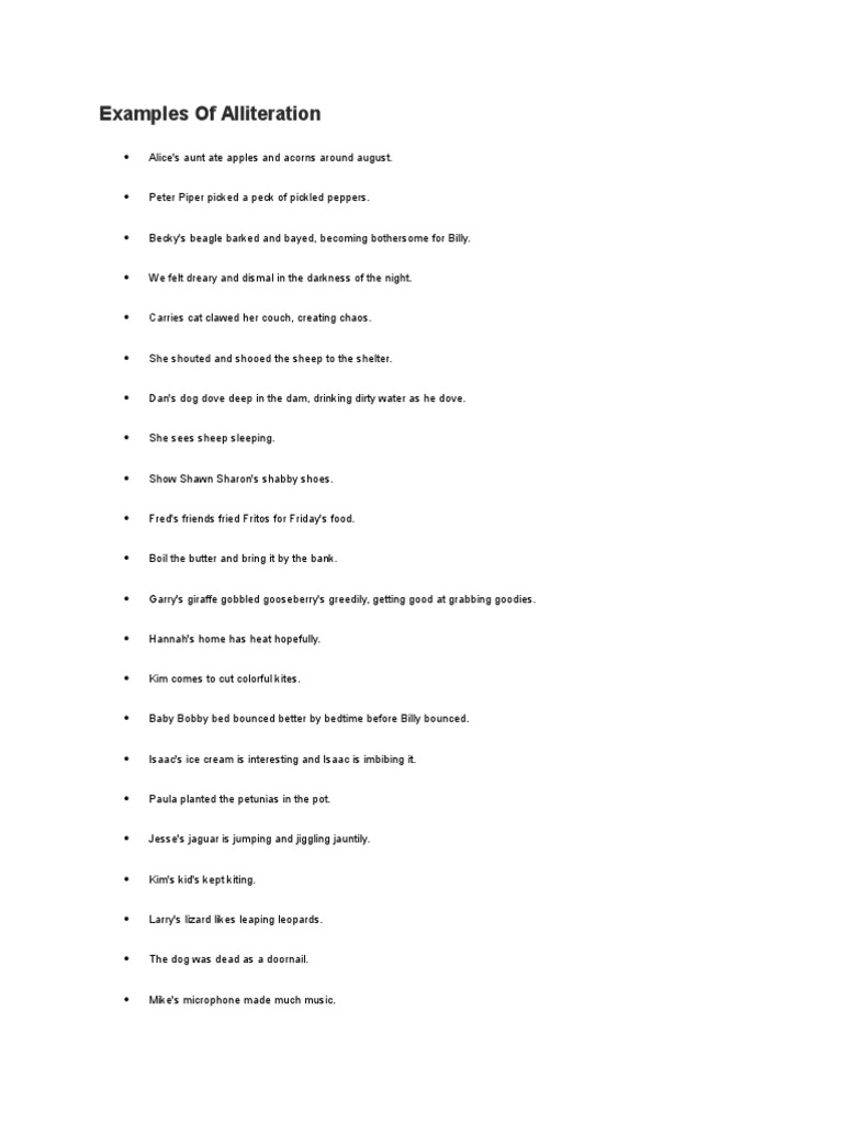 Alliteration & Hyperbole | PDF | Poetry | Nature