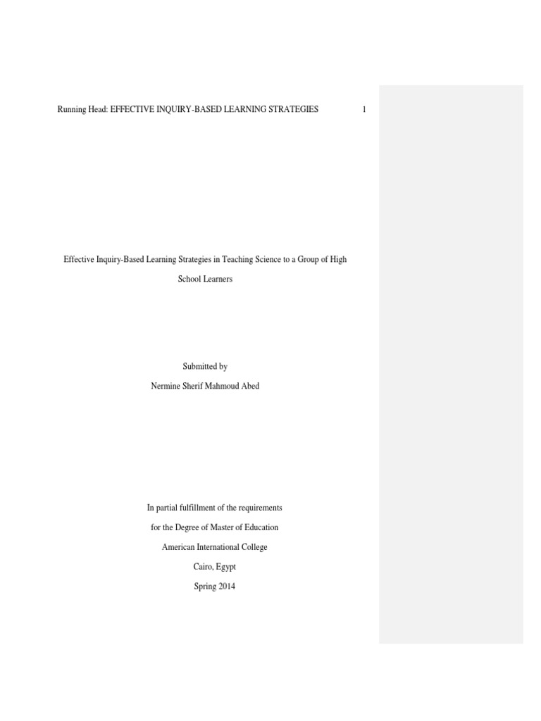 Effective Inquiry-Based Learning Strategies | PDF | Inquiry Based ... Effective Inquiry-Based Learning Strategies | PDF | Inquiry Based ...