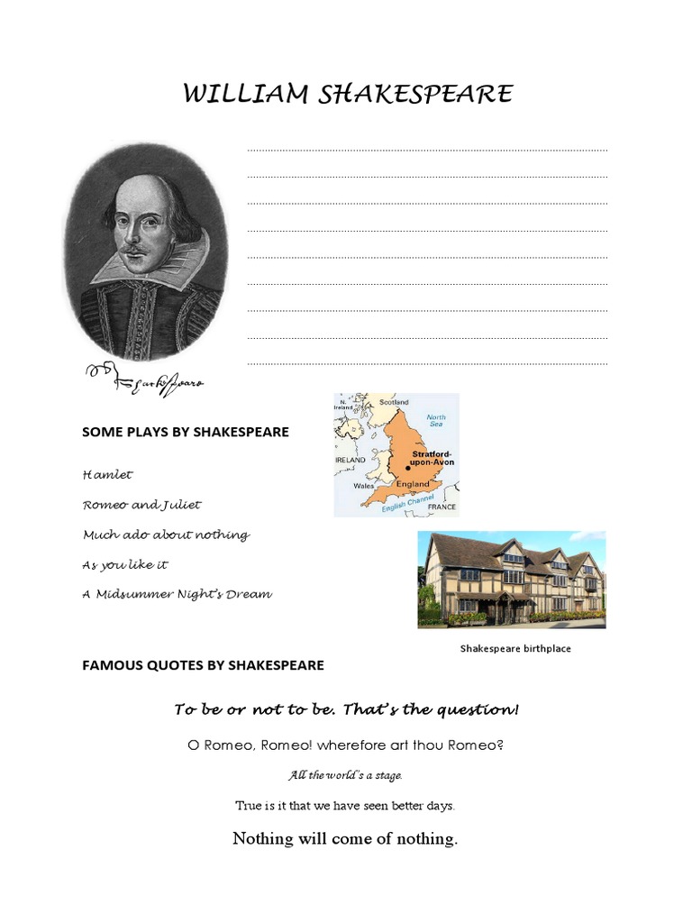 William Shakespeare: Some Plays by Shakespeare | PDF | Cooking, Food & Wine