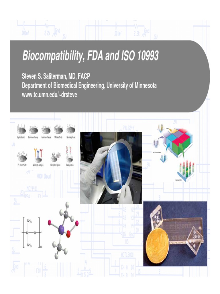 Biocompatibility, FDA and ISO 10993 | PDF | Polymers | Toxicity
