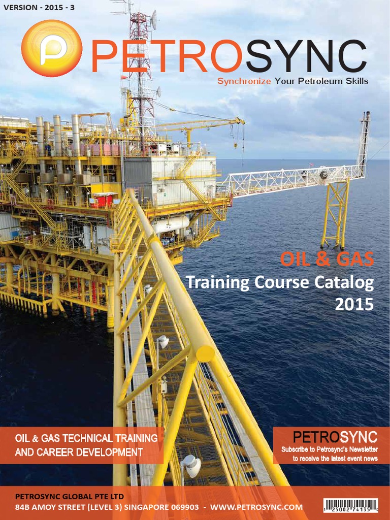 PETROSYNC - Training Catalog Yearly Version - 2015 | PDF | Hydrocarbon ...