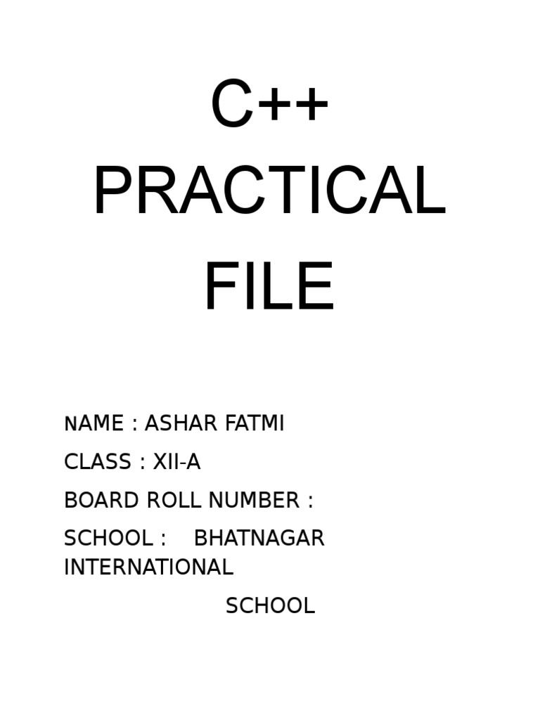 Computer Science Practicle File Class 12 | PDF | Queue (Abstract Data Type) | Computer Programming