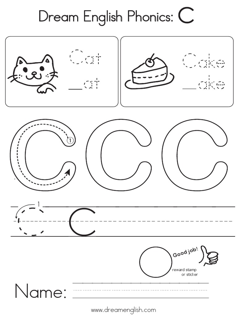 Dream English Phonics: Letter C Guide | PDF | Foreign Language Studies ...