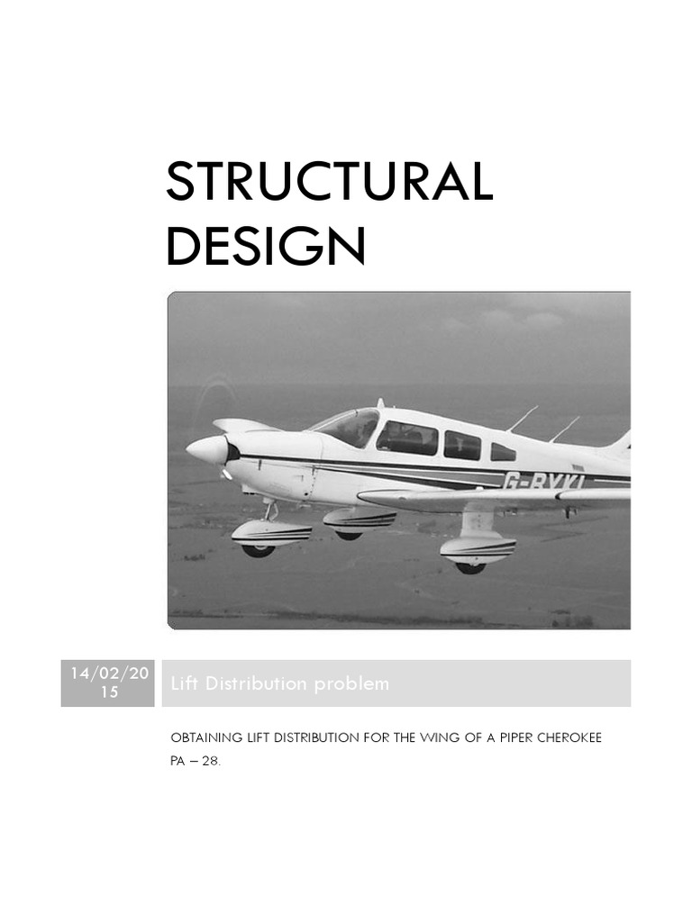 Lift Distribution SylviaVilleda | PDF | Lift (Force) | Stall (Fluid ...