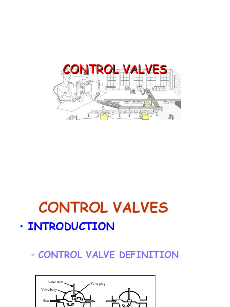 Control Valve Pdf Valve Actuator