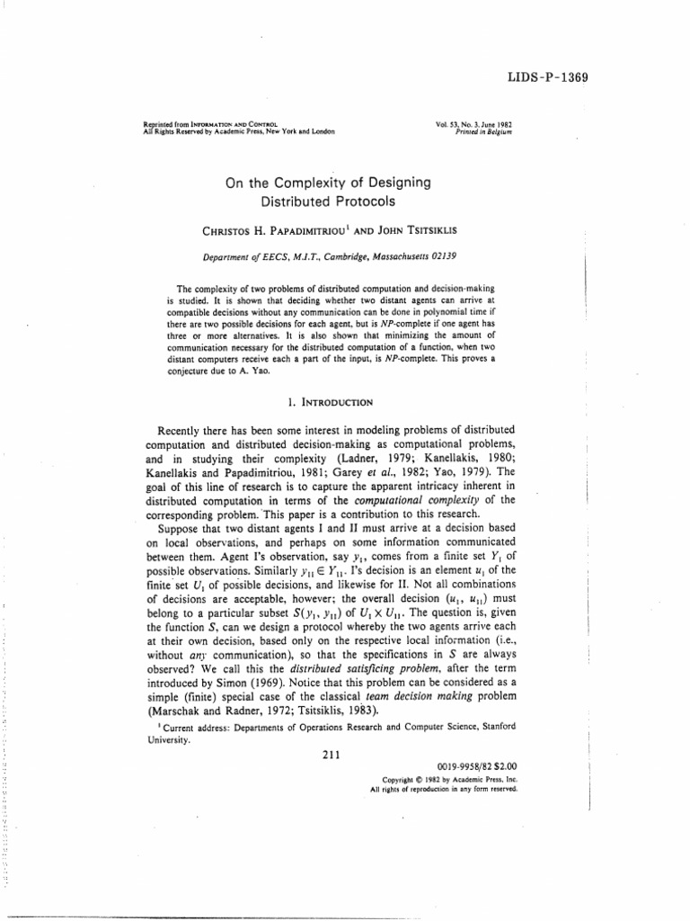 J002 82 CHP Protocols | PDF | Matrix (Mathematics) | Computational Complexity Theory