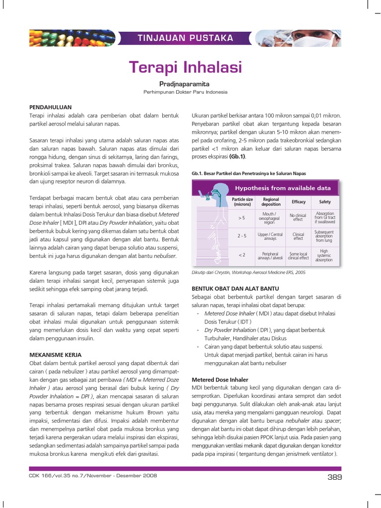 Terapi Inhalasi | PDF | Wellness