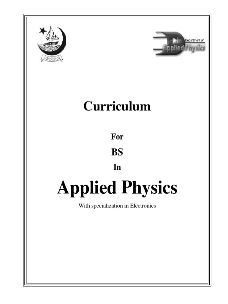 BS Applied Physics Courseoutline | PDF | Numerical Analysis | Digital ...