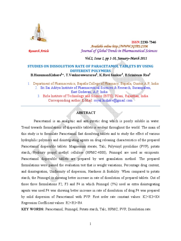 Primo Gel | PDF | Tablet (Pharmacy) | Pharmaceutical Formulation