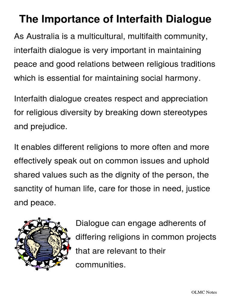 Importance of Interfaith Dialogue in Australia | PDF