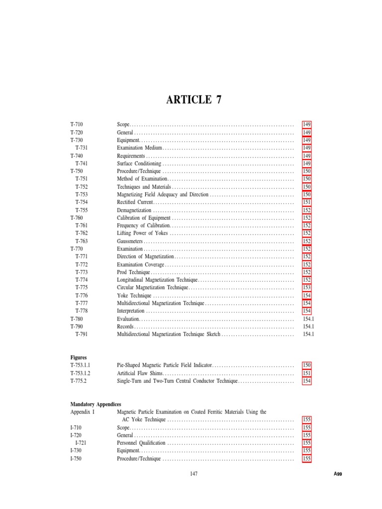 ASME V Art 7 MT | PDF | Rectifier | Alternating Current