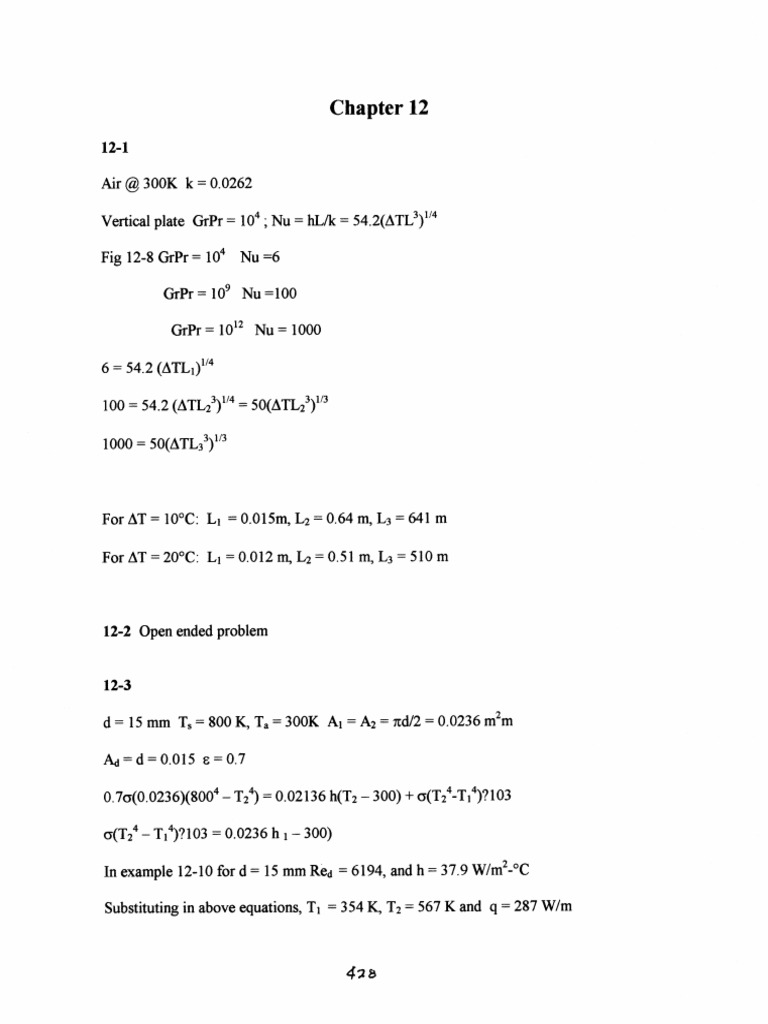 Heat Transfer Calculations and Examples | PDF | Teaching Methods & Materials | Science & Mathematics