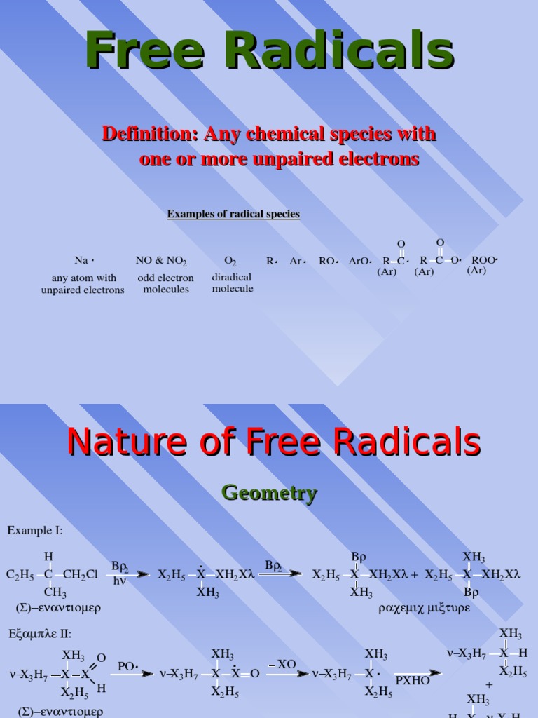 Radical | Radical (Chemistry) | Organic Chemistry