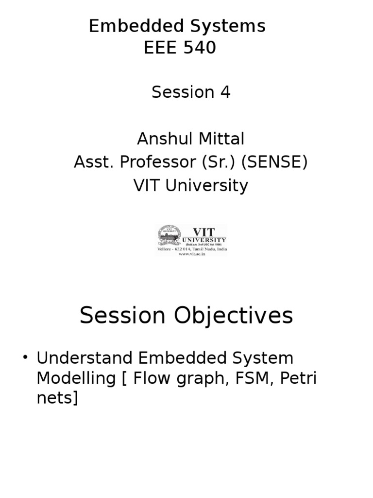 Modelling of Embedded System | PDF | Computer Engineering | Computing