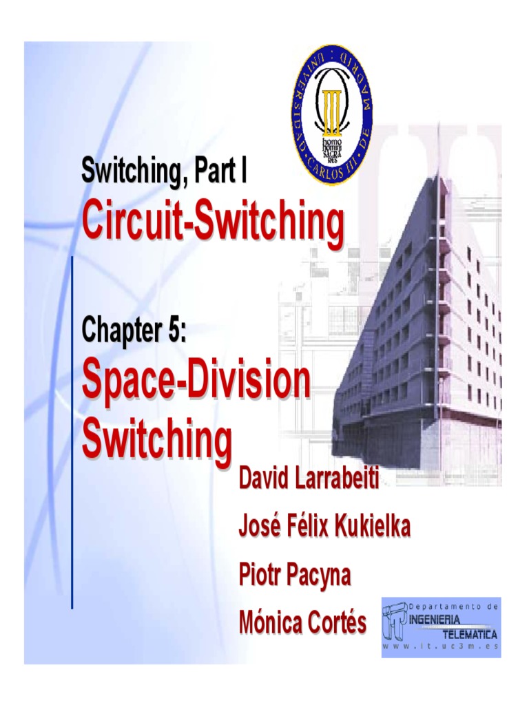 03-CS Space Division Switching 1pps | Matrix (Mathematics) | Technology