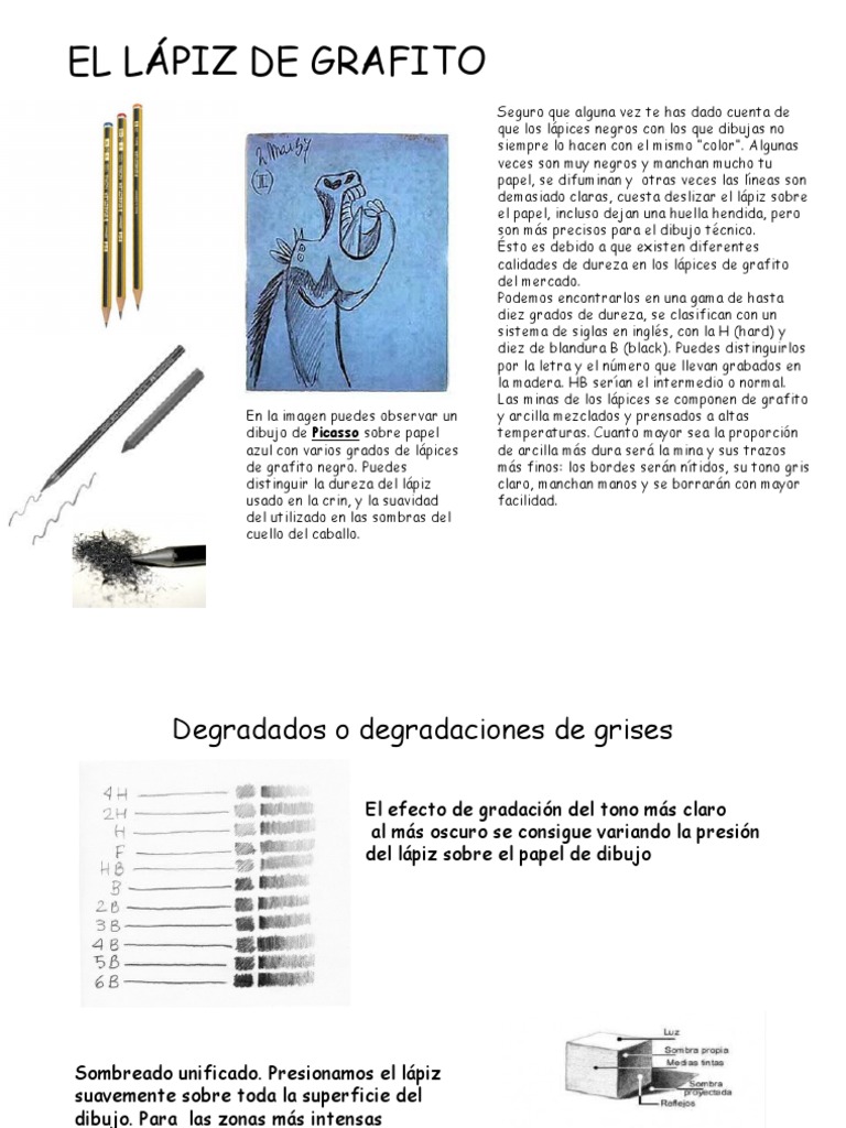 1 Lapiz de Grafito | PDF | Lápiz | Dibujo