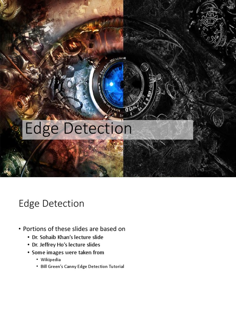 Edge Detection | PDF | Imaging | Multidimensional Signal Processing
