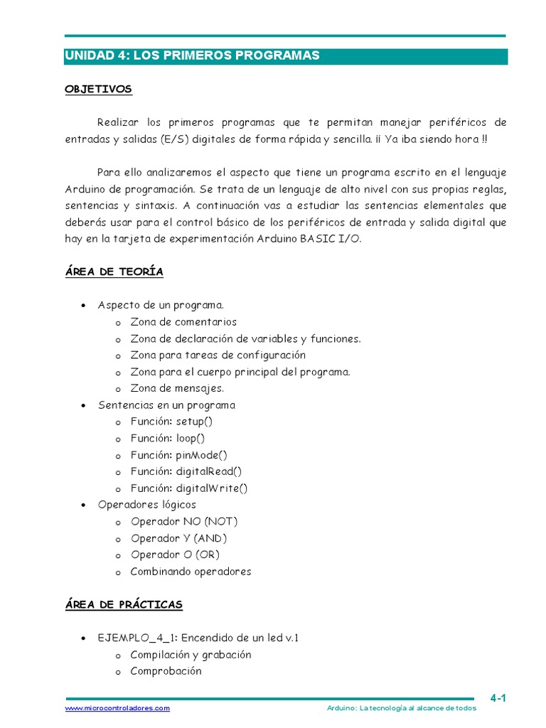 Unidad 4 | PDF | Programa de computadora | Programación