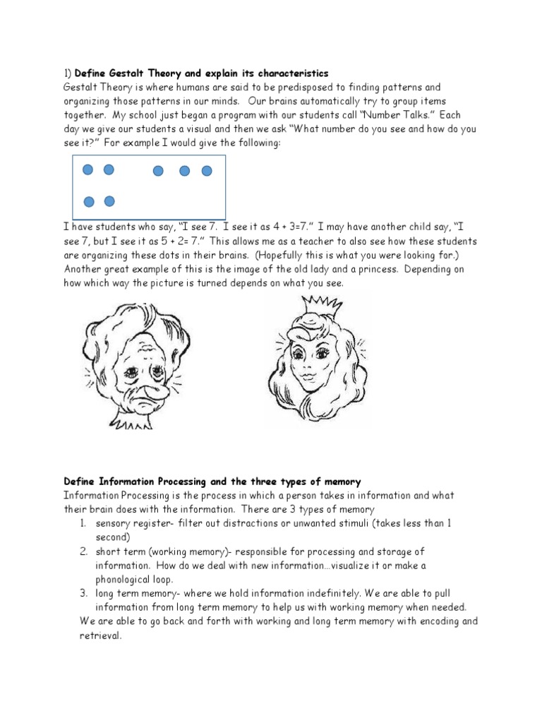 Week 5 Informational Processing | PDF | Information Processing | Memory