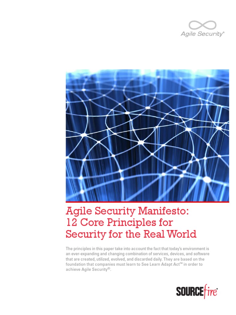 Sourcefire Agile Security Manifesto | PDF | Agile Software Development ...