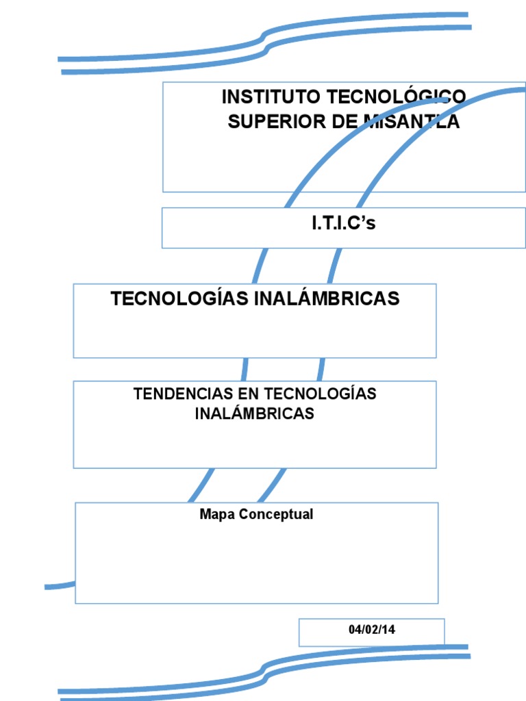 Mapa Tec. Inalambricas | PDF | Inalámbrico | Wifi