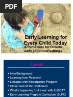 Elect 2007 | PDF | Early Childhood Education | Preschool