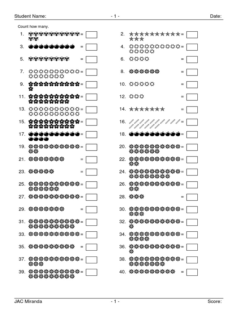 Counting Pattern 2 | PDF