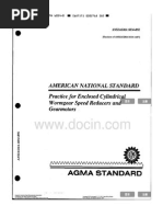 List of Gear Standards - Agma | PDF | Technology & Engineering | Computers