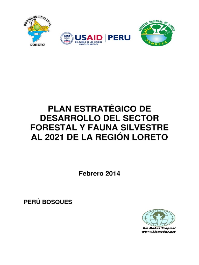 Plan de Desarrollo Forestal | PDF | Los bosques | Desarrollo sostenible