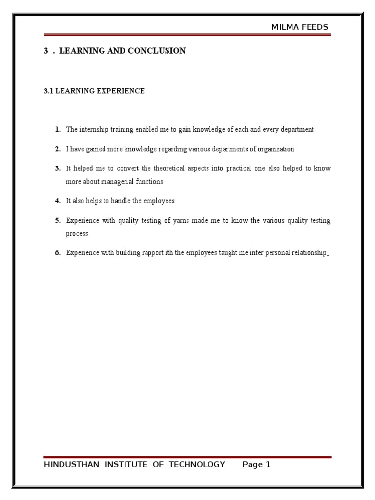3 - Learning and Conclusion: More About Managerial Functions | PDF ...