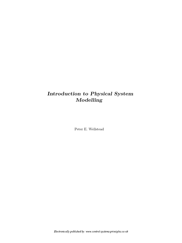 Introduction To Physical System Modelling Wellstead | PDF | Business