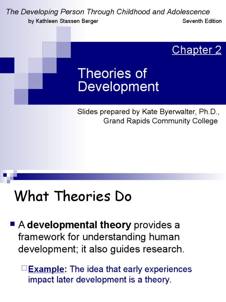Theories of Development: The Developing Person Through Childhood and ...