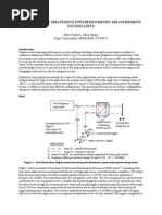 Michelson Interferometer and Fourier Transform Spectrometry Lab | PDF ...