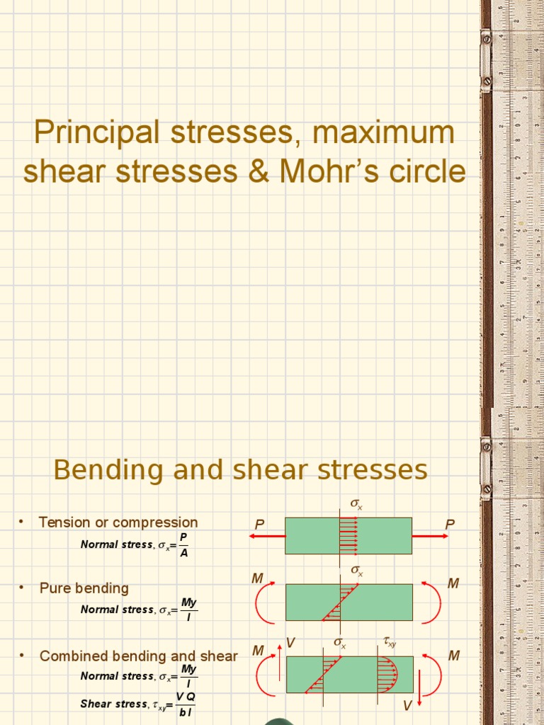 T7-A UEME1263 36s - Princip Stresses N Mohr S Circle | PDF | Stress ...