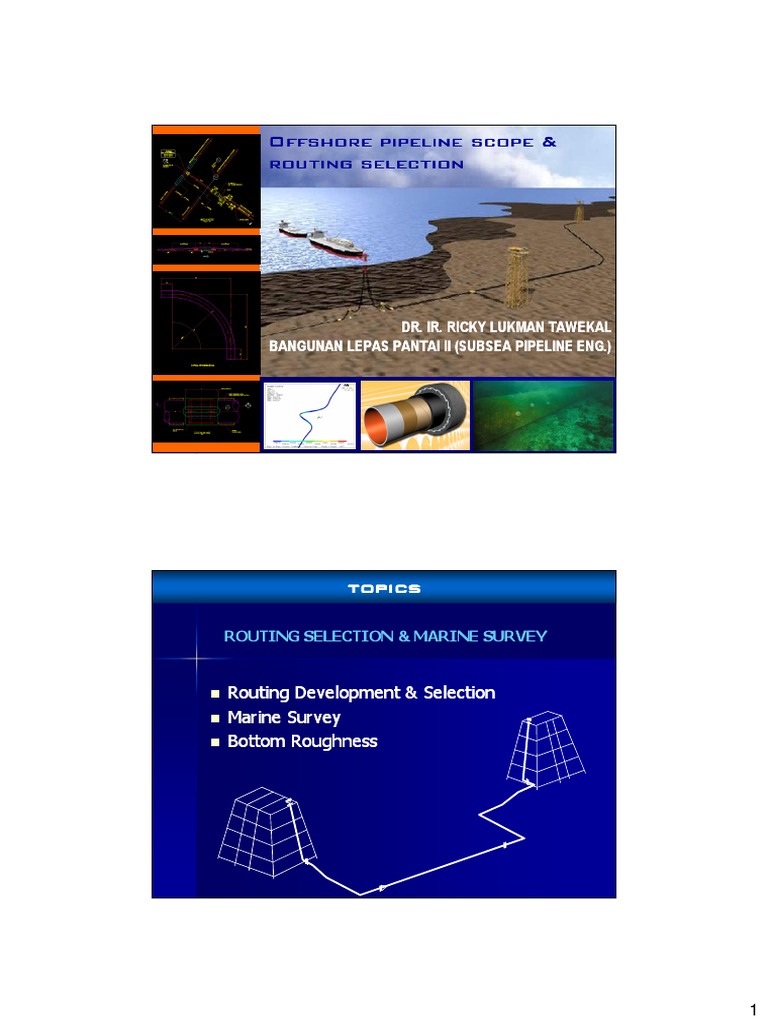 Routing Selection | PDF | Geotechnical Engineering | Pipeline Transport