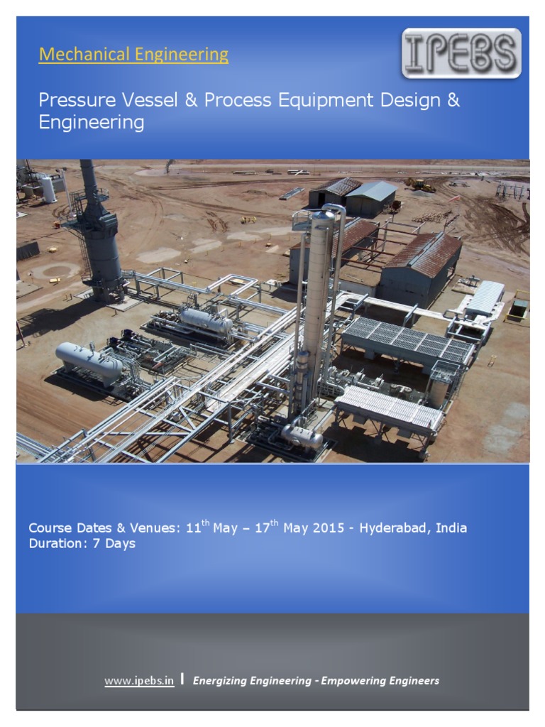 Pressure Vessel Design Training Course | PDF | Heat Exchanger ...