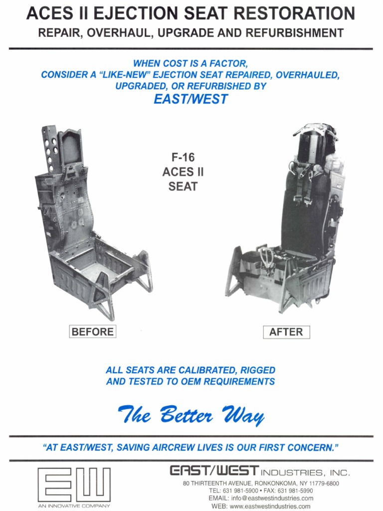Aces II EjectionSeat Restoration
