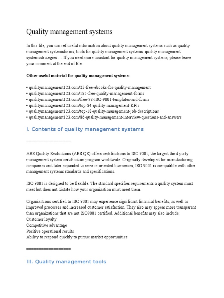Quality Management Systems | PDF | Scatter Plot | Scientific Modeling