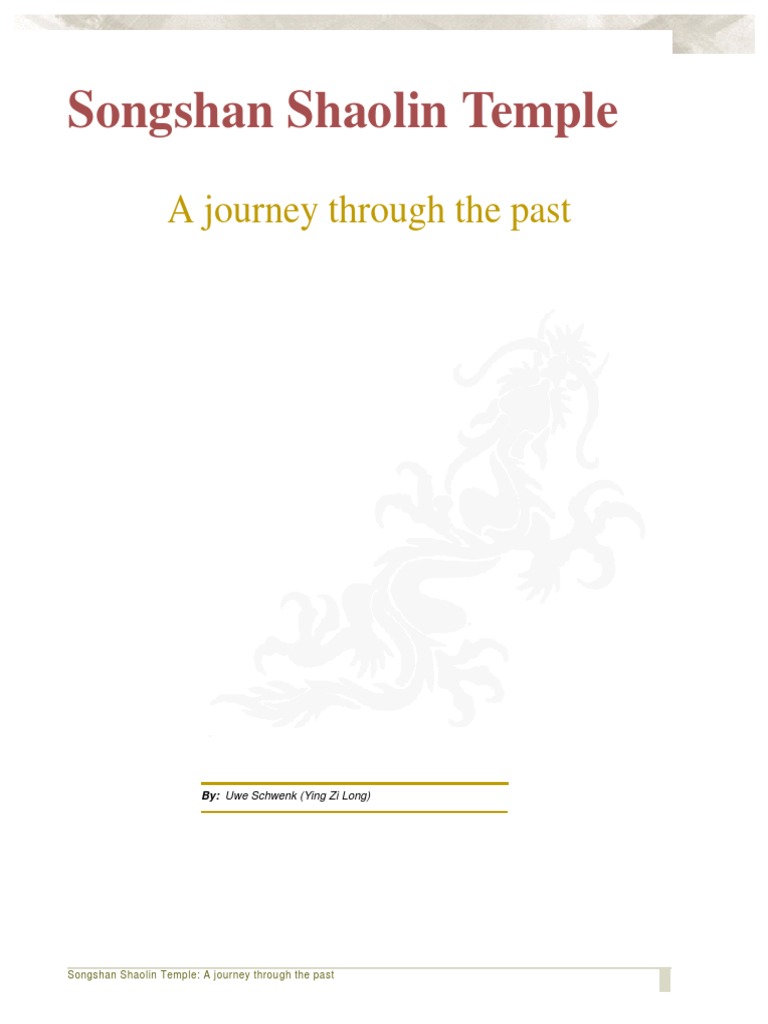 Shaolin Temple | PDF | Shaolin Monastery | Chinese Martial Arts