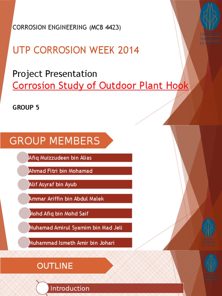 Corrosion Project Presentation Slides | PDF | Corrosion | Ph