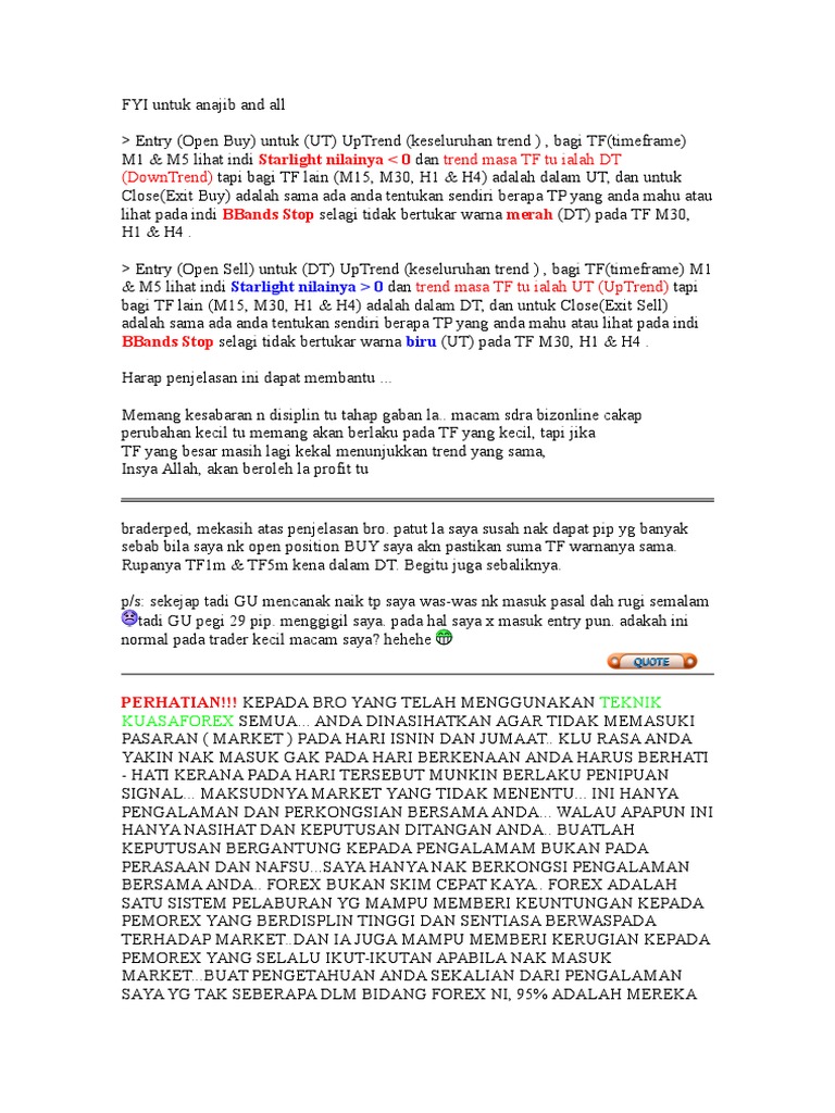 Teknik Trading Forex untuk Pemula | PDF | Bisnis