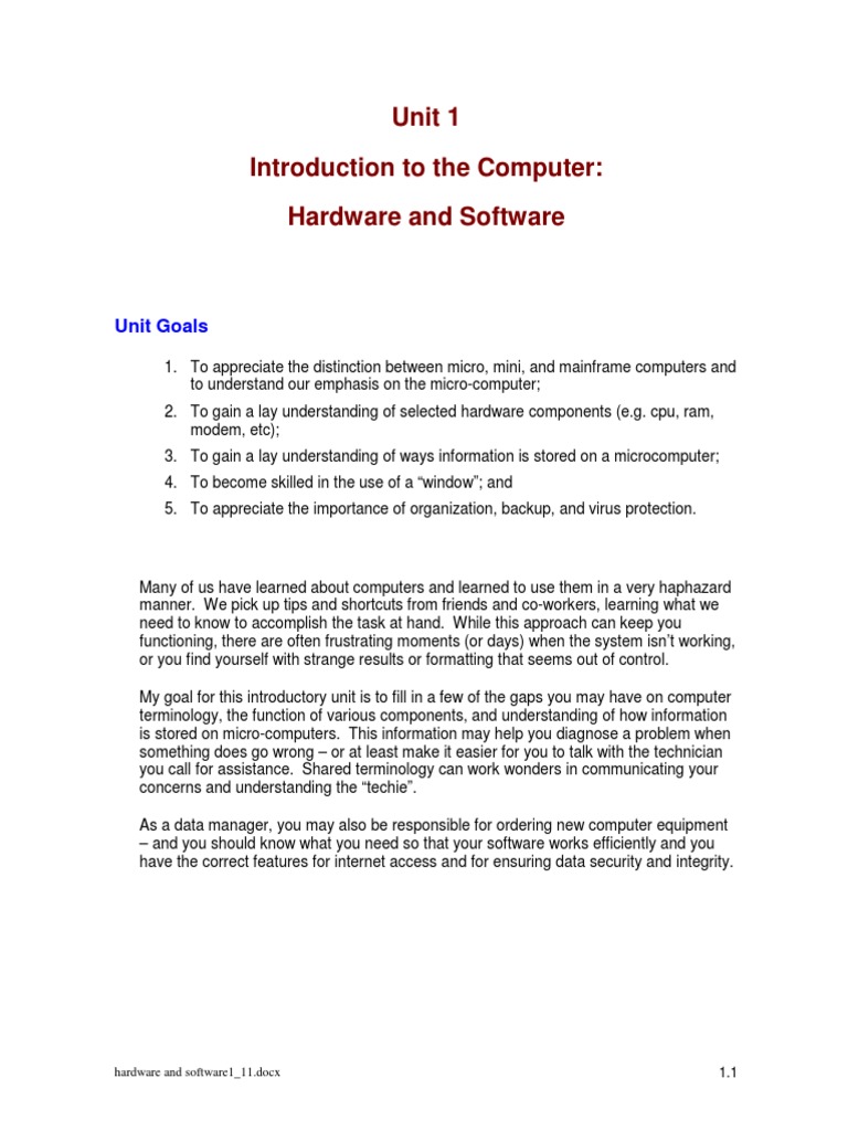 Hardware and Software1 11 | PDF | Image Scanner | Printer (Computing)