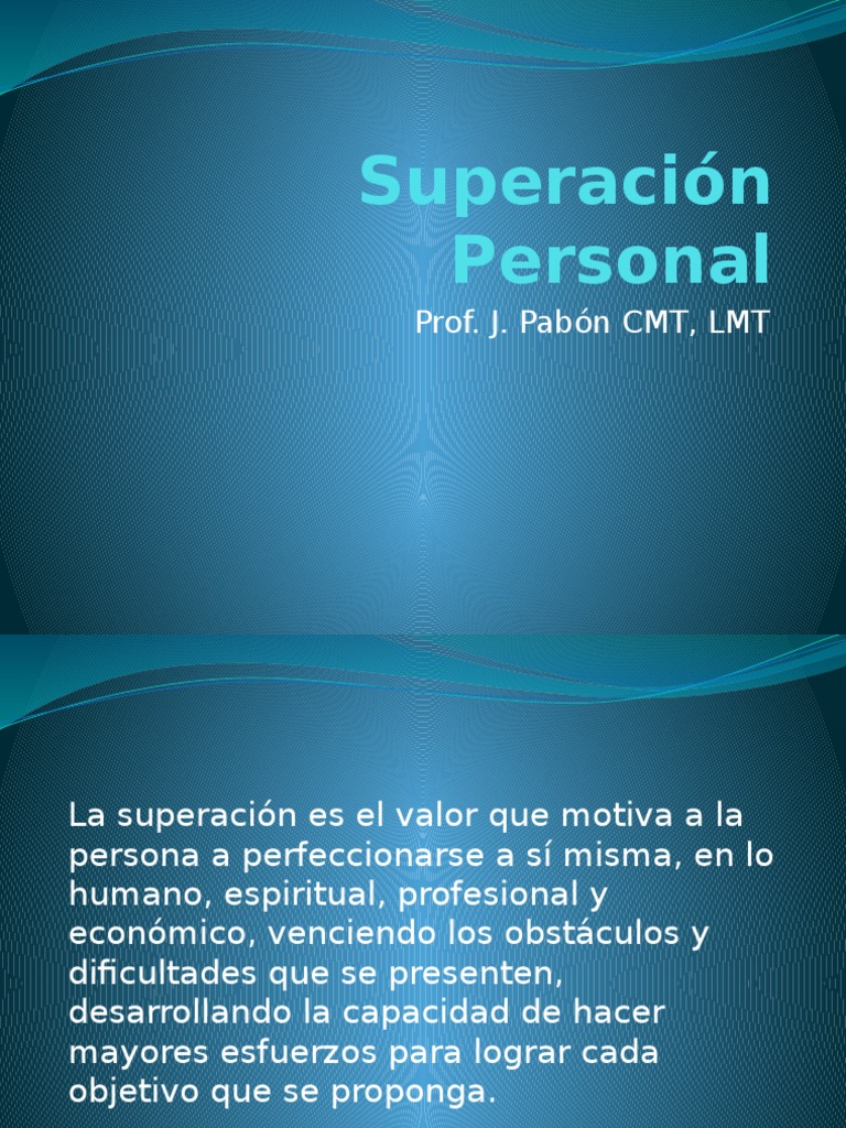 Claves para la Superación Personal | PDF | Felicidad | Conceptos ...